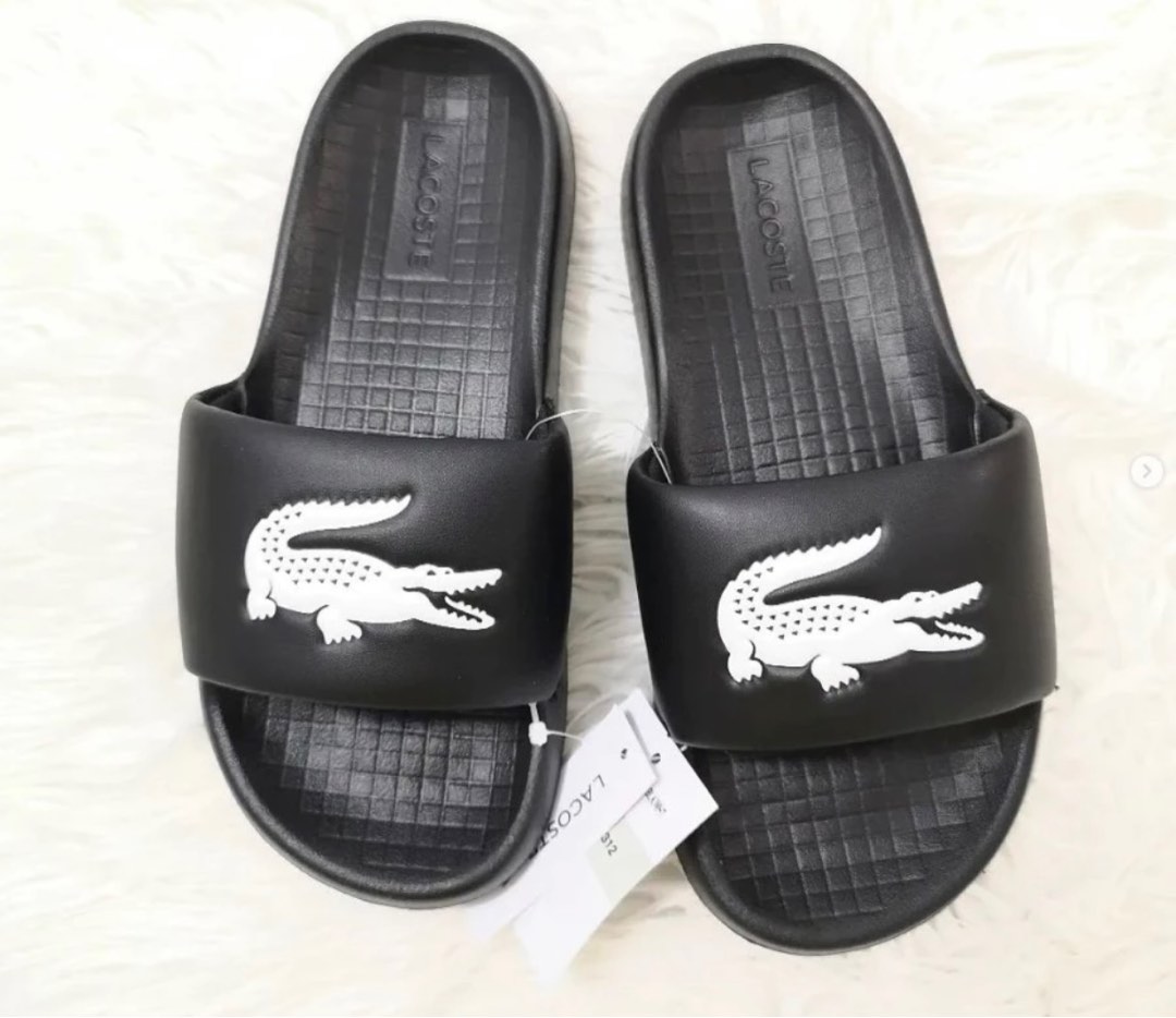 Lacoste Slide Womens, Women's Fashion, Footwear, Slippers and slides on ...