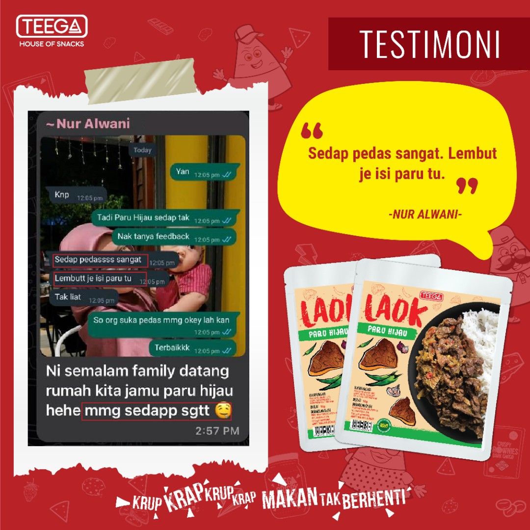 Laok Instant Teega, Food & Drinks, Local Eats on Carousell