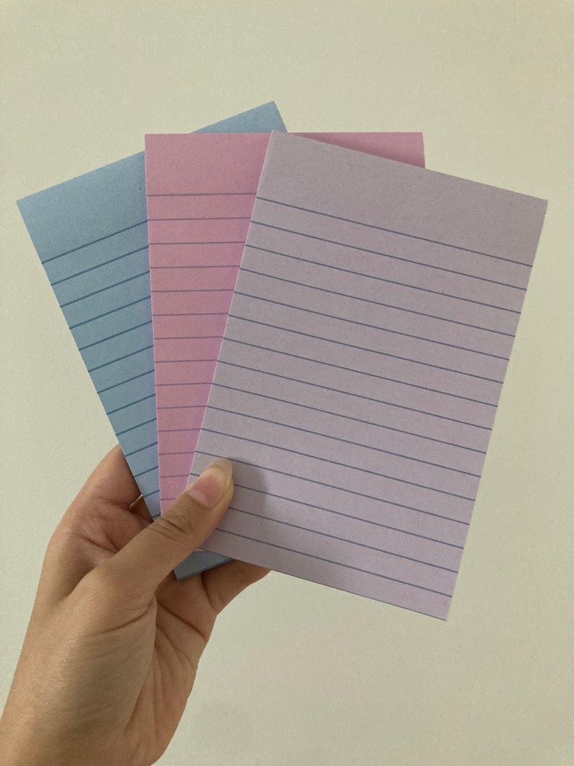 Large lined post-its (good for notes/studying), Hobbies & Toys ...