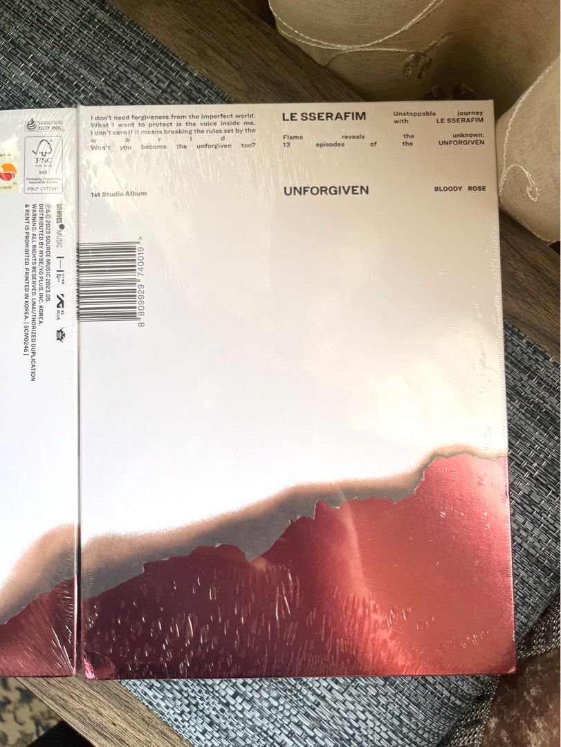 Le Serrafim Unforgiven First Studio Album, Hobbies & Toys, Music ...