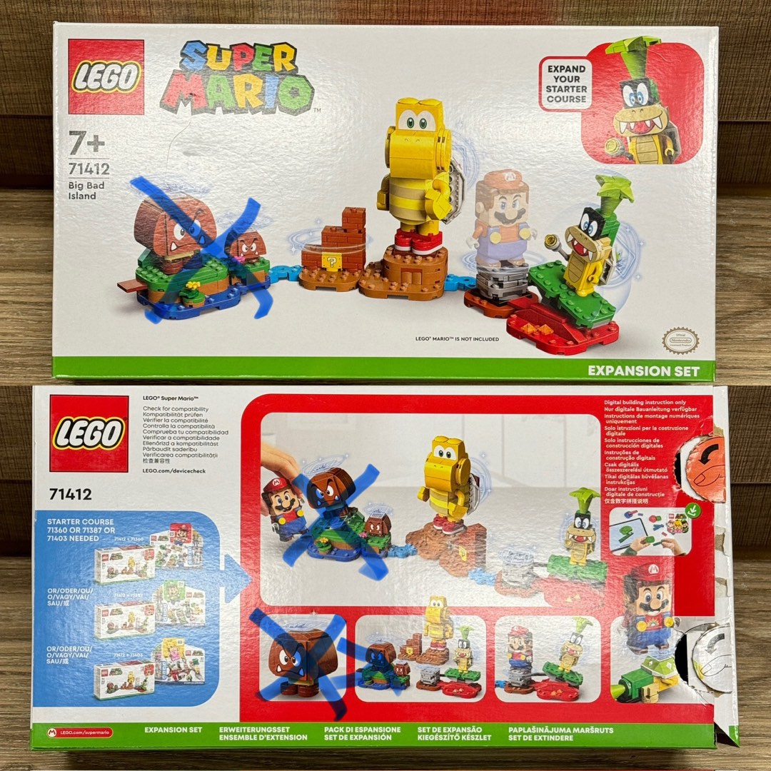 LEGO Super Mario 71412 Big Koopa Trooper Iggy 超級瑪利歐 大慢慢龜 伊吉, 興趣及遊戲, 玩具 ...