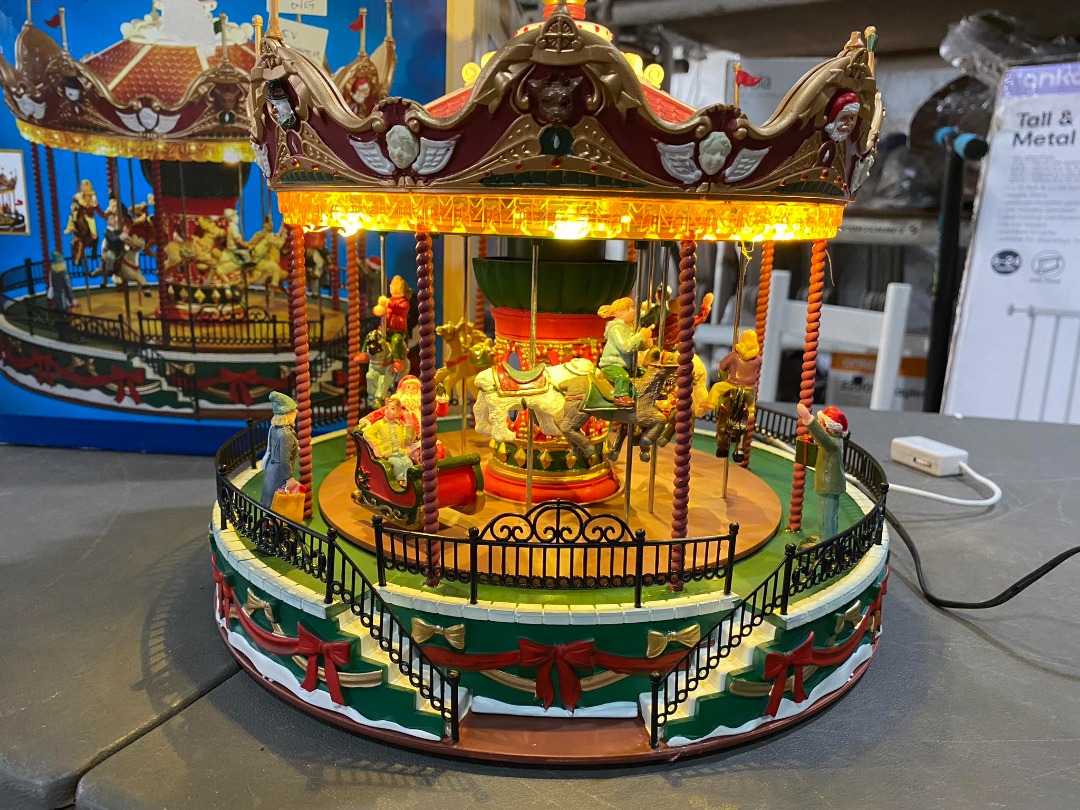 Lemax Carousel, Hobbies & Toys, Memorabilia & Collectibles, Vintage ...