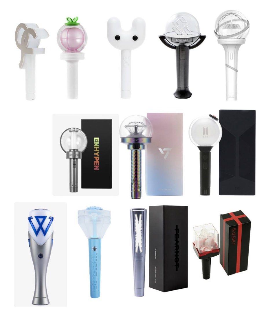 lightstick , BTS seventeen enhypen le sserafim svt fromis_9 baekho hwang min hyun newjeans &team ...