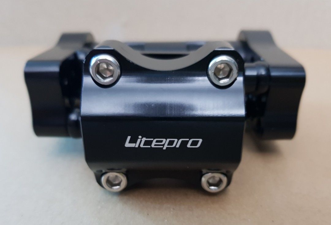 Litepro double stem mount 25.4mm, Sports Equipment, Bicycles & Parts ...