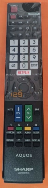 (Local Shop) New Genuine Original Sharp TV Remote Control NetFlix For GB209WJSA Only., TV & Home ...