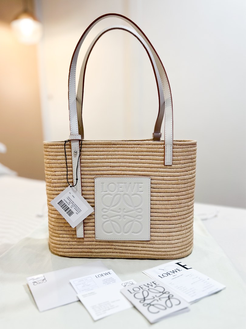 Loewe square basket, Luxury, Bags & Wallets on Carousell
