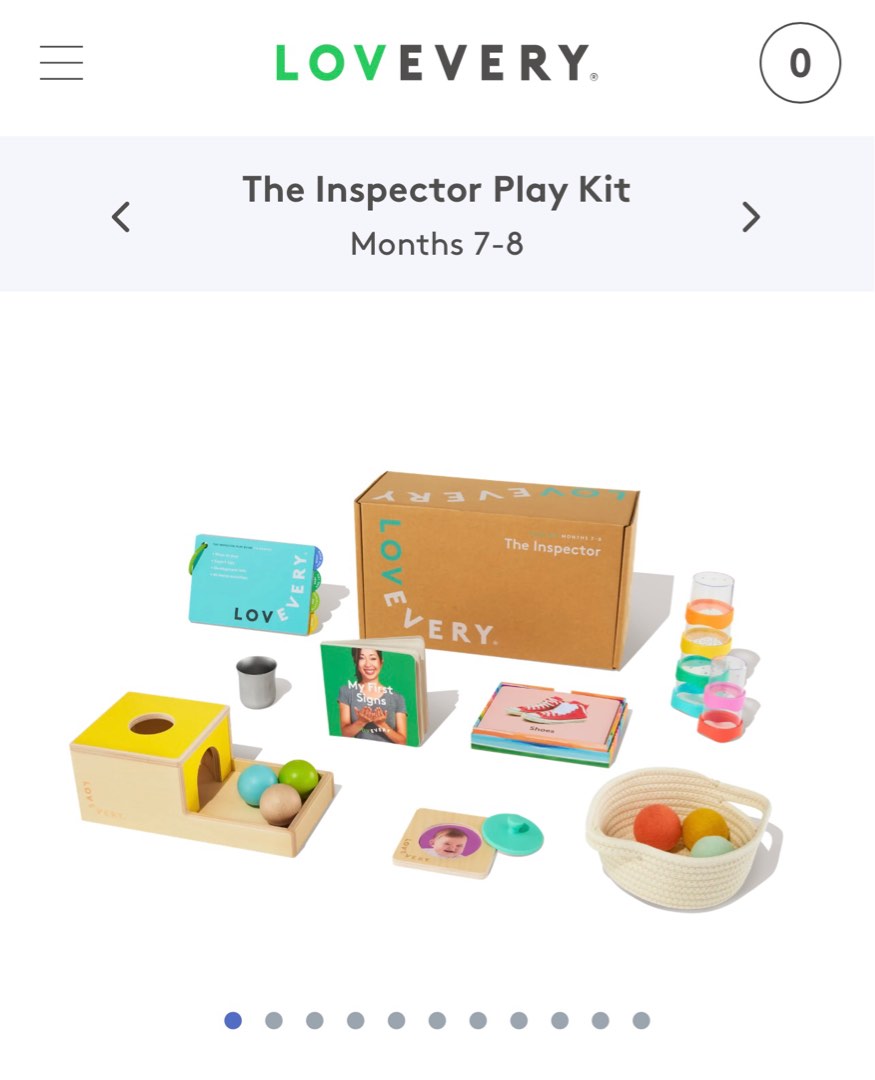 Lovevery 7-8m inspector play kit, Babies & Kids, Infant Playtime on ...