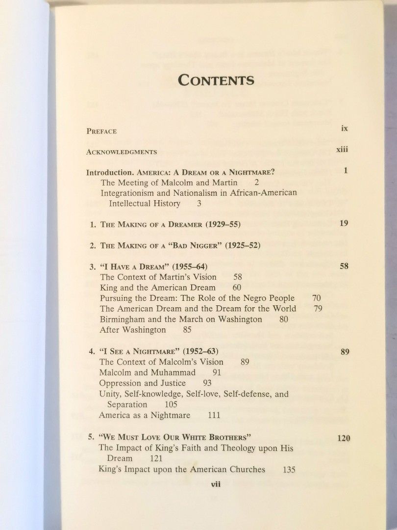 Martin and Malcolm A dream or a nightmare Book By James H Cone, Hobbies ...