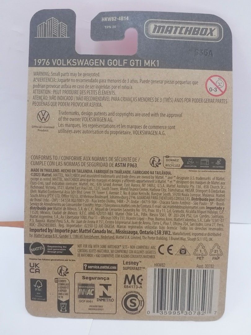 Matchbox 2024 MBX Metro 1970 Volkswagen Golf GTI MK1 - Blue, Hobbies ...