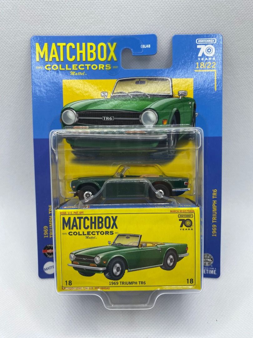 Matchbox 70 Years Series Chevy Camaro/Mercedes-Benz W123 Wagon/Triumph ...