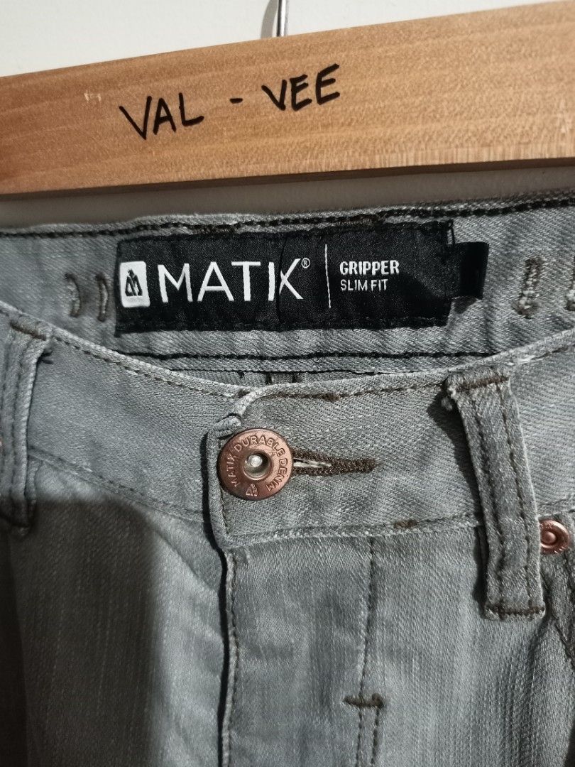 Matix Gripper Jeans - Slim fit stretch, Men's Fashion, Bottoms, Jeans ...