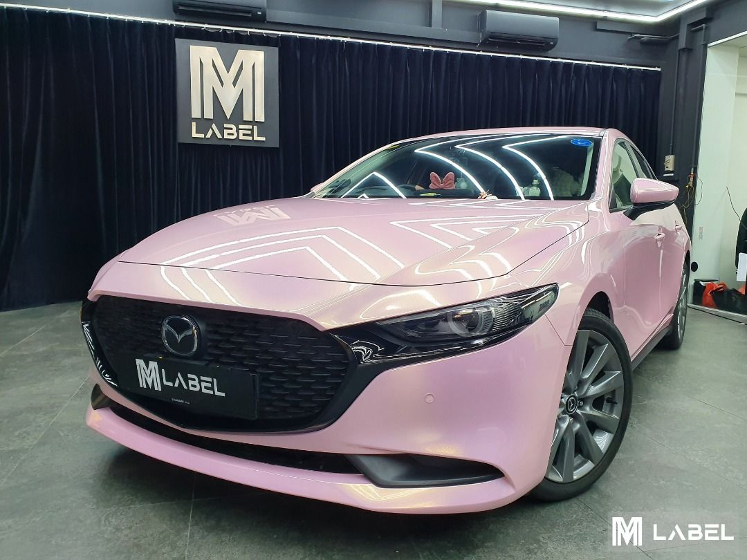 Mazda 3 Full Vinyl Wrap - Gloss Glitter, Car Accessories, Car Workshops ...