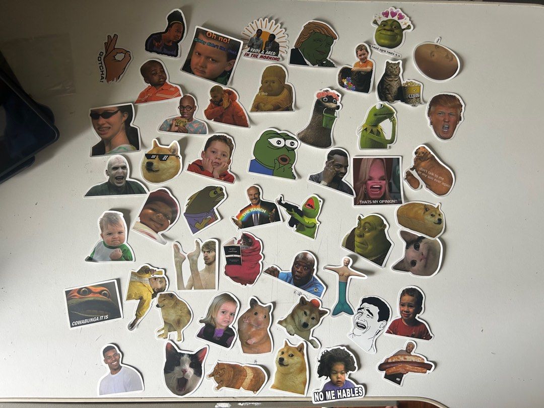 Meme stickers, Hobbies & Toys, Stationery & Craft, Other Stationery ...