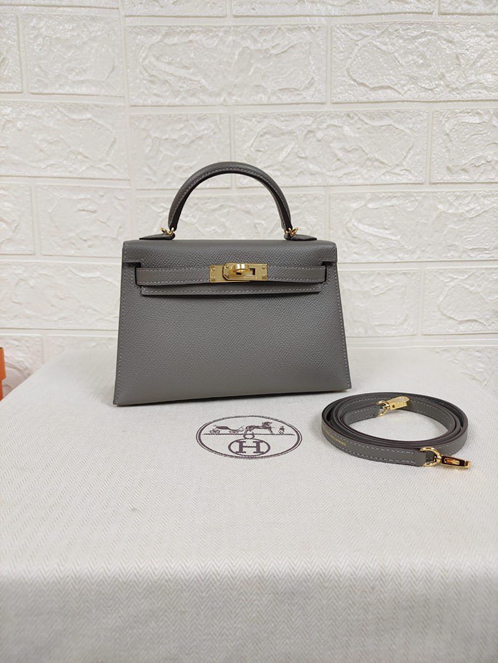 Mini kelly Color 0L U stamp epsom ghw brandnew, 名牌, 手袋及銀包 - Carousell