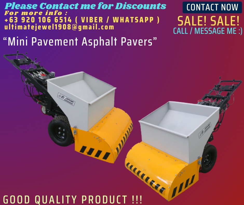 Mini Pavement Asphalt Pavers - Road Repair Paver for Construction Works ...