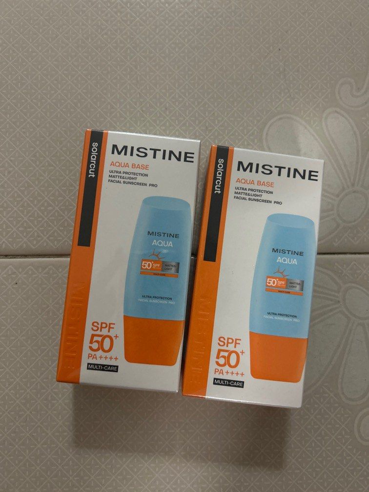 Mistine aqua base sunscreen, Beauty & Personal Care, Face, Face Care on ...