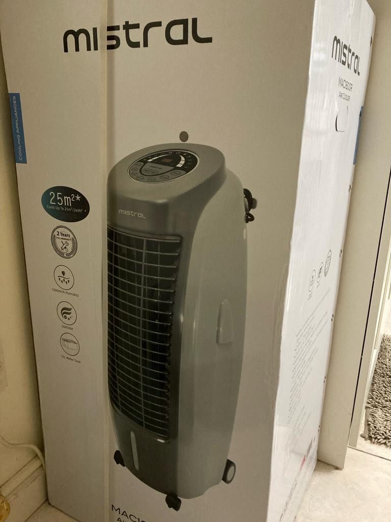 Mistral 15L Air Cooler MAC1600R, TV & Home Appliances, Air Conditioners ...