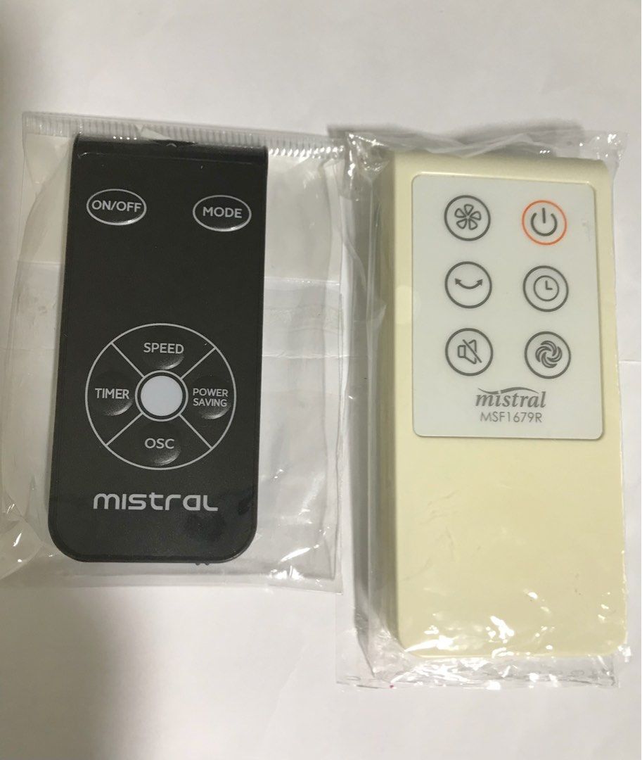 Mistral Fan Remote Control (2023) - Authentic !, TV & Home Appliances ...