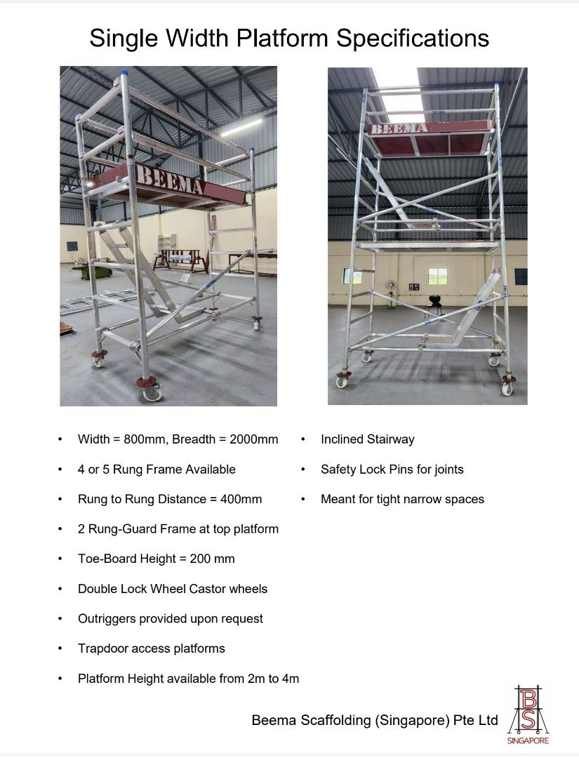 Mobile Aluminium Scaffold, Home Services, Renovations, Interior Design ...