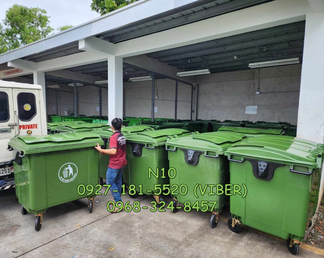 mobile bin 1100 liters, Furniture & Home Living, Cleaning & Homecare ...