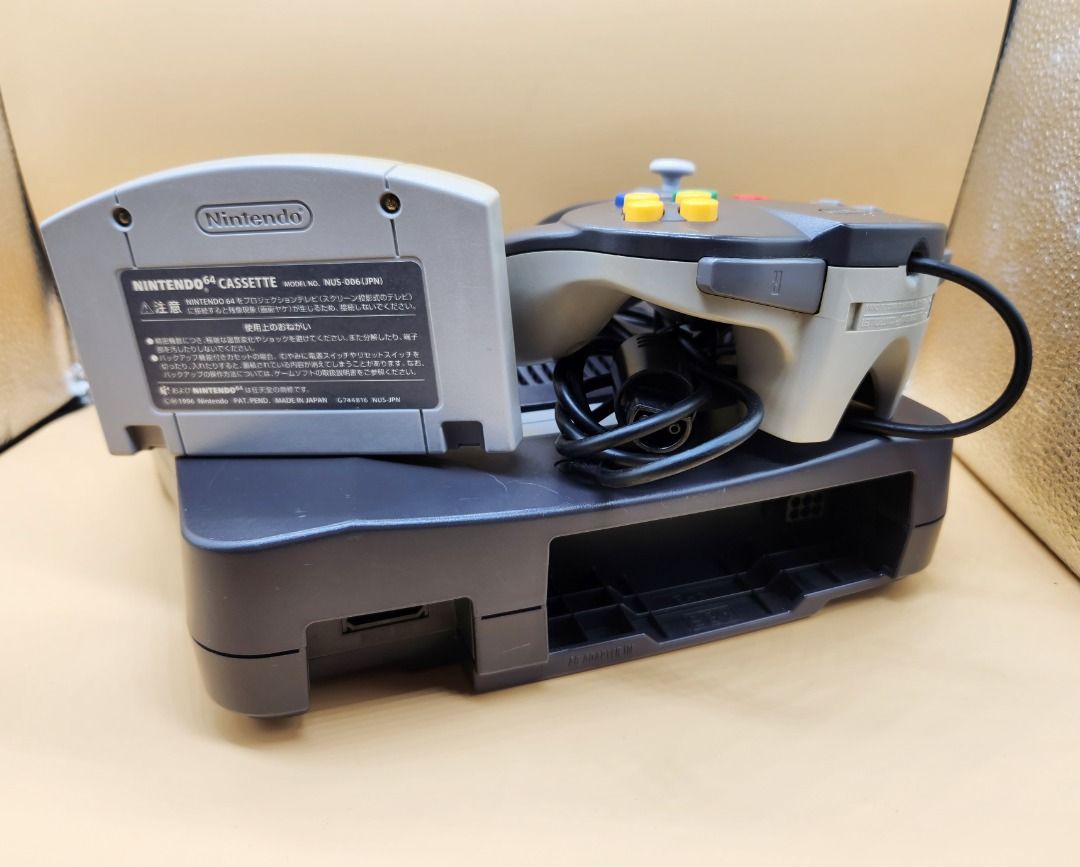 Modded Universal Cartridge Slot Nintendo 64 Black N64 Console w/ a ...