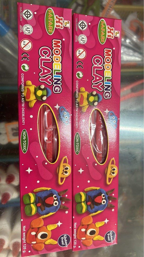 Modeling Clays (assorted colors), Hobbies & Toys, Stationary & Craft ...