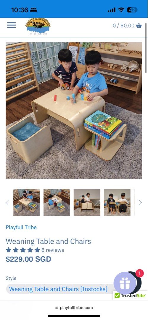 Montessori Table & Chairs Set, Babies & Kids, Baby Nursery & Kids ...