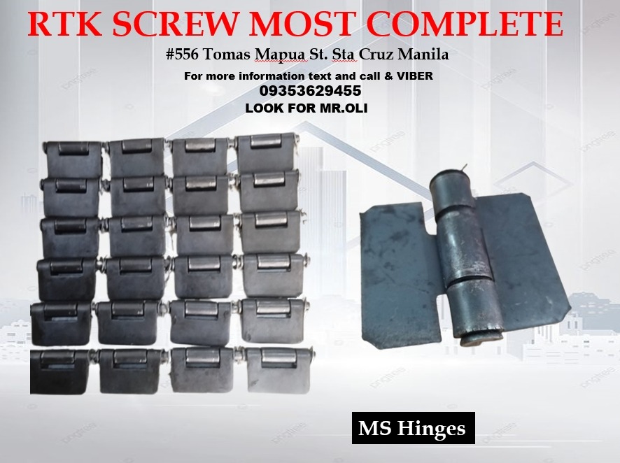 MS Hinges, Commercial & Industrial, Construction Tools & Equipment on ...
