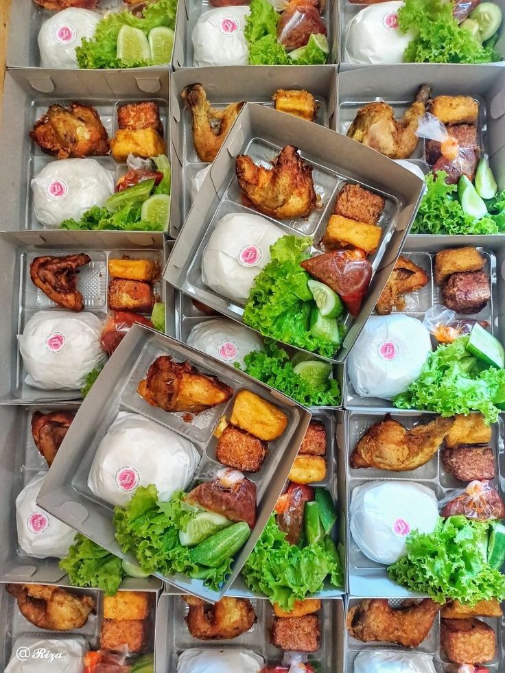 Nasi Box untuk Acara, Makanan & Minuman, Snek di Carousell