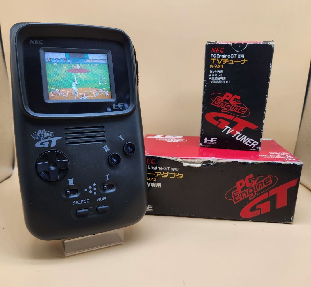 NEC PCE-GT PCEngine GT PCE PAD-121 Tuboexpress Console System [Capacitor Replaced] Car AC pwer ...