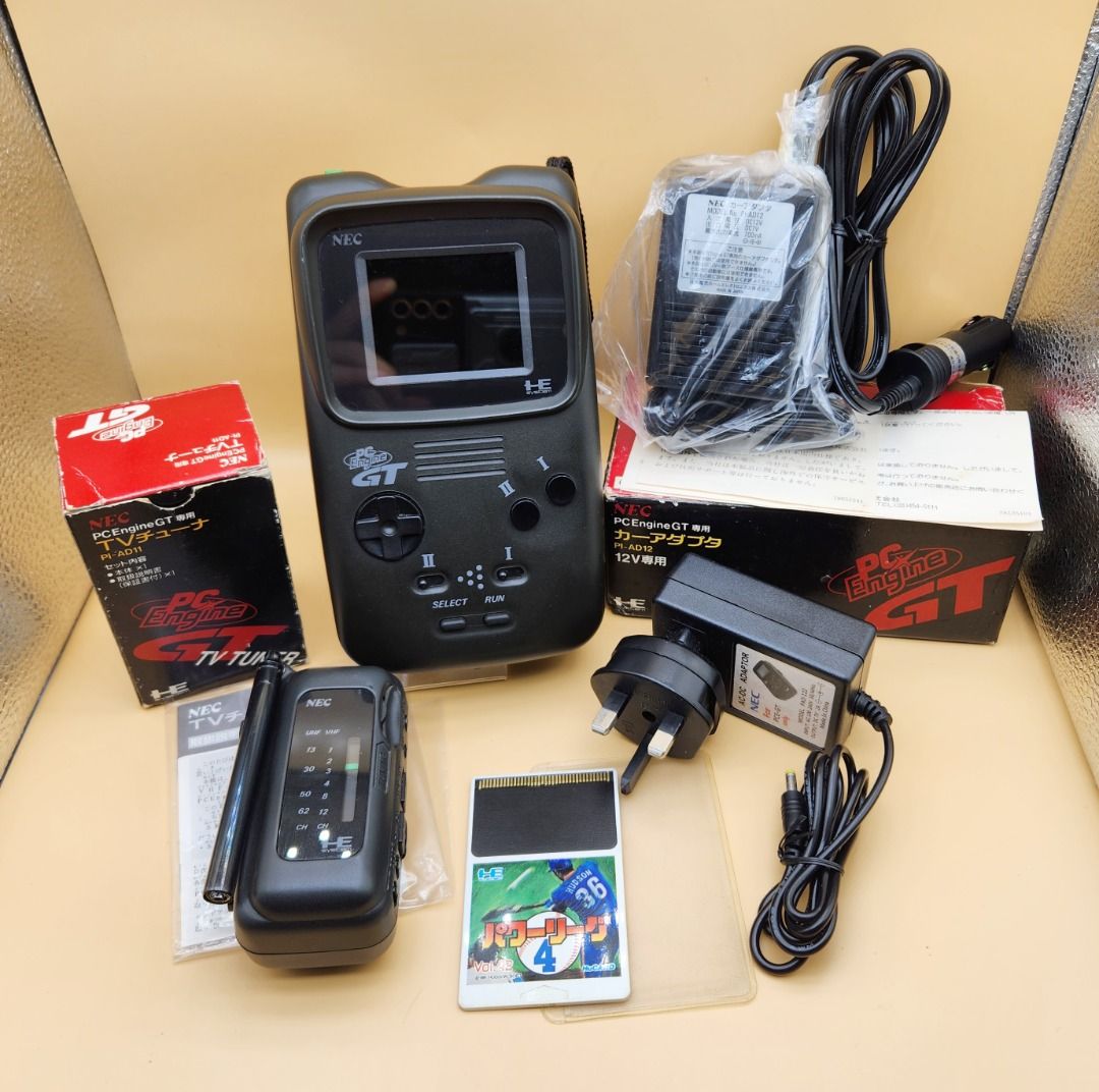 NEC PCE-GT PCEngine GT PCE PAD-121 Tuboexpress Console System [Capacitor Replaced] Car AC pwer ...