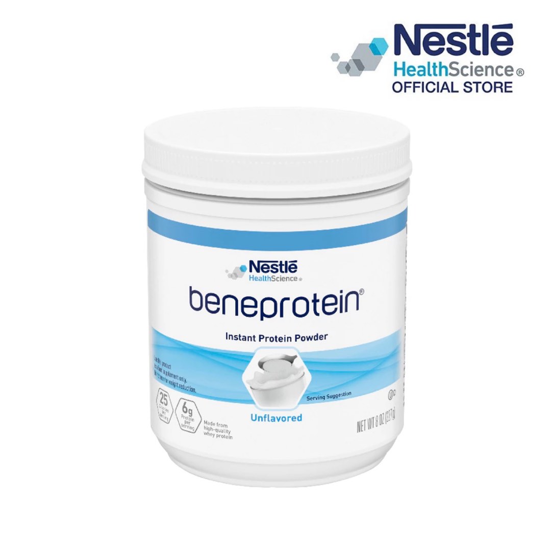 Nestle Resource Beneprotein Powder 227g, Health & Nutrition, Health ...