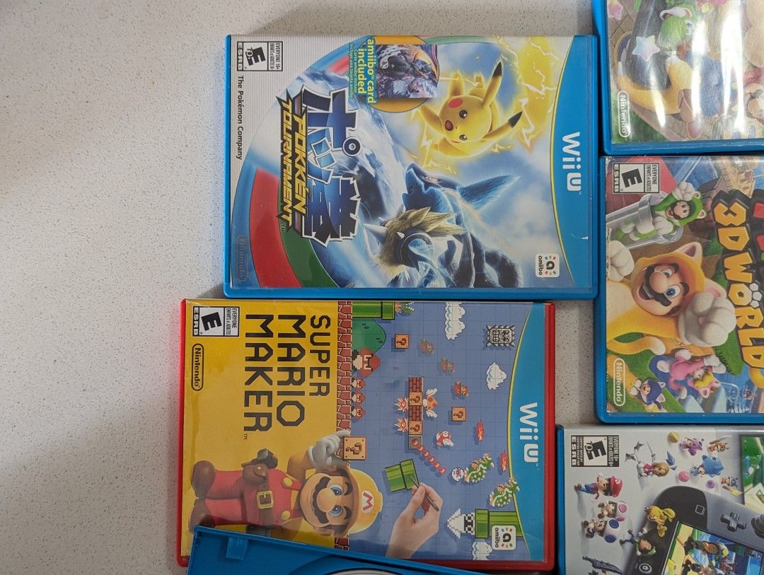 Nintendo Wii u games super Mario bros u Luigi bros u Nintendo land ...