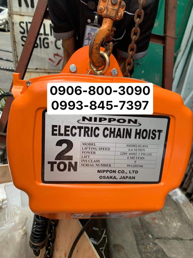 Nippon Electric Chain Hoist, Commercial & Industrial, Construction ...