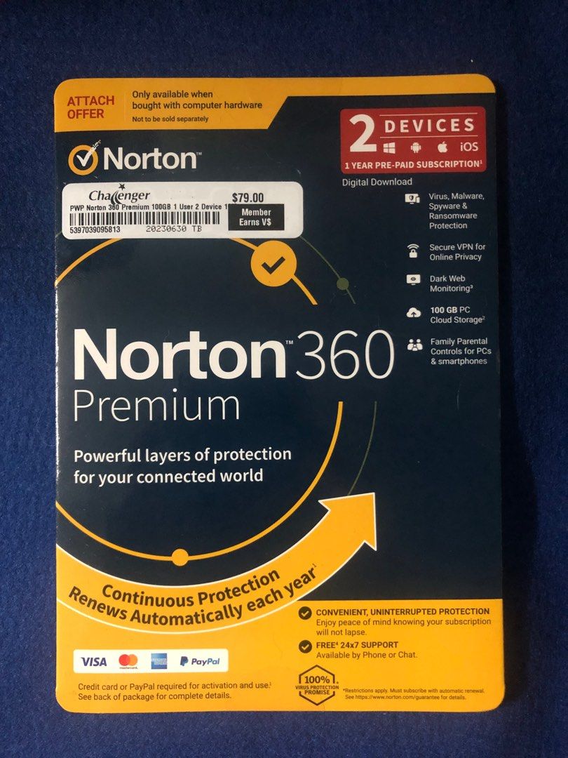 Norton Anti Virus, Computers & Tech, Parts & Accessories, Software on ...