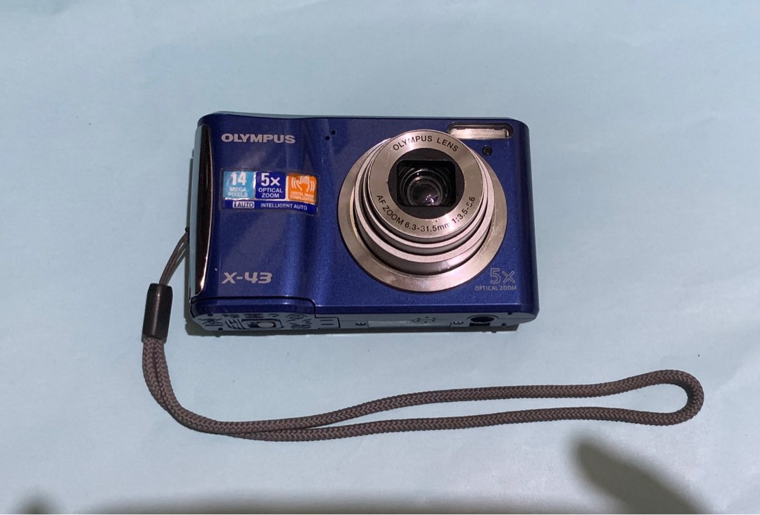 OLYMPUS X-43 BLUE, Photography, Cameras on Carousell