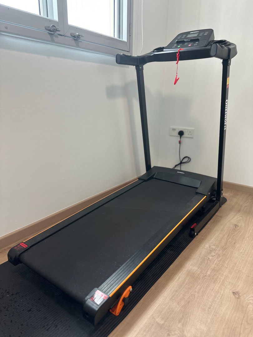 OneTwoFit foldable threadmill, Sports Equipment, Exercise & Fitness ...