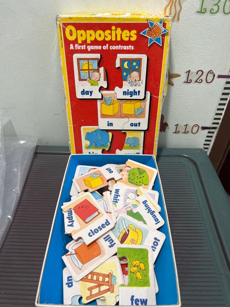 Opposites Game Puzzle, Babies & Kids, Infant Playtime on Carousell