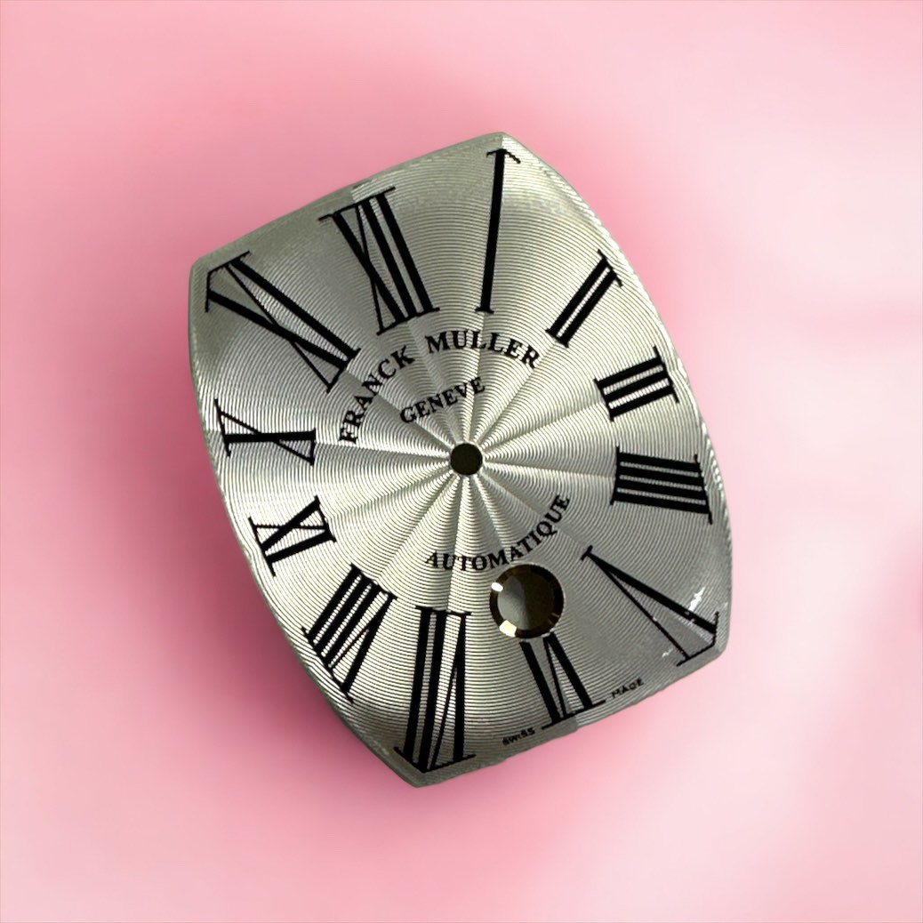 Original Franck Muller FM Casablanca Cintree Curvex 8880 Large Silver ...