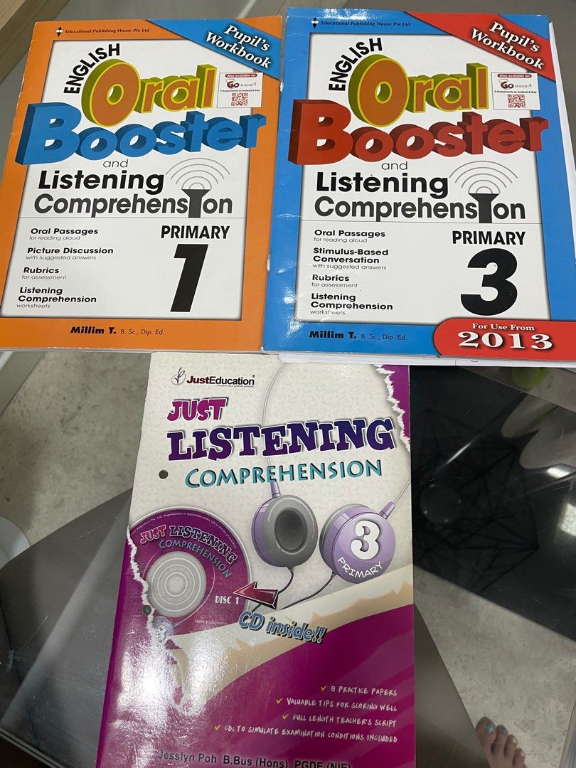 P1 and P3 English oral and LC book, Hobbies & Toys, Books & Magazines ...