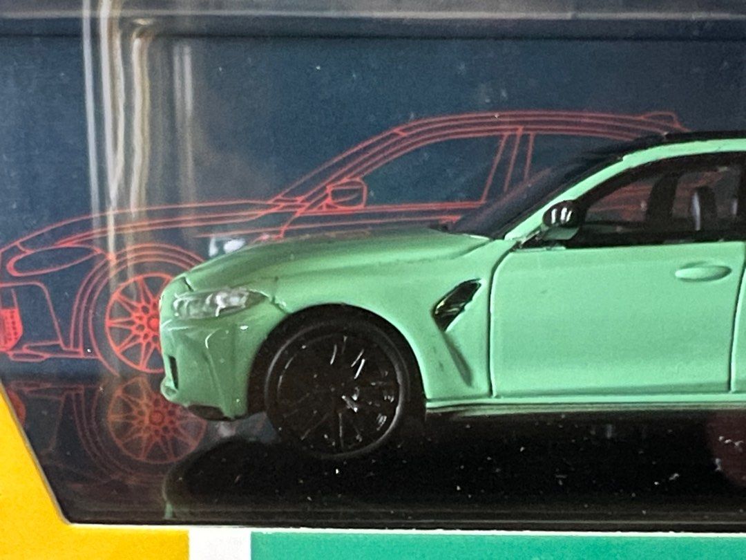 PARA64 BMW M3 Mint Green - MINI GT TOMICA HOT WHEELS TARMAC WORKS ...