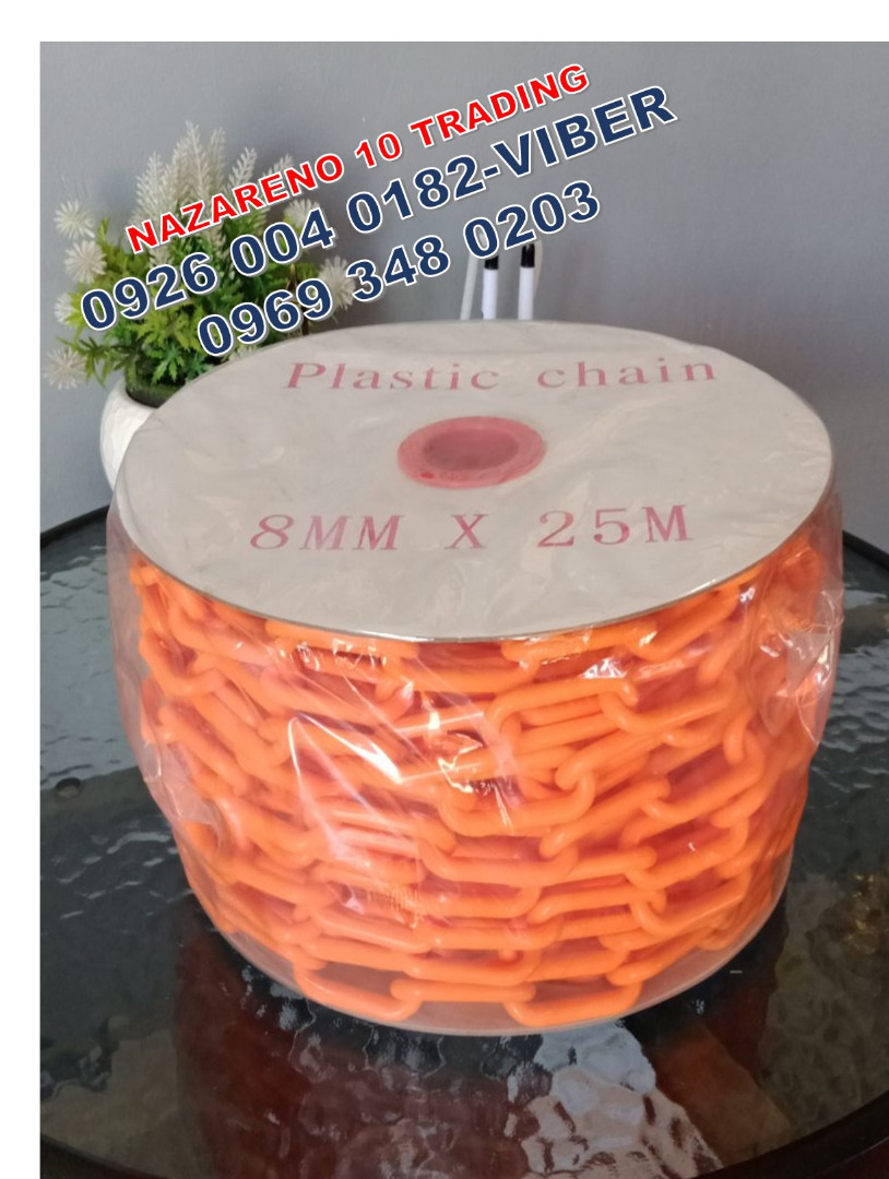 PLASTIC CHAIN ORANGE BARRICADE, Commercial & Industrial, Industrial ...
