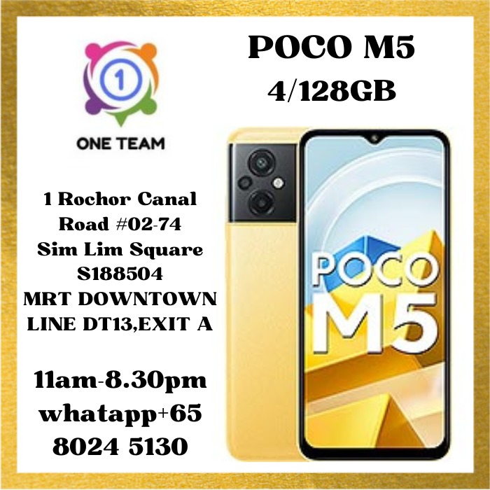 POCO M5 4/128GB, Mobile Phones & Gadgets, Mobile Phones, Android Phones ...
