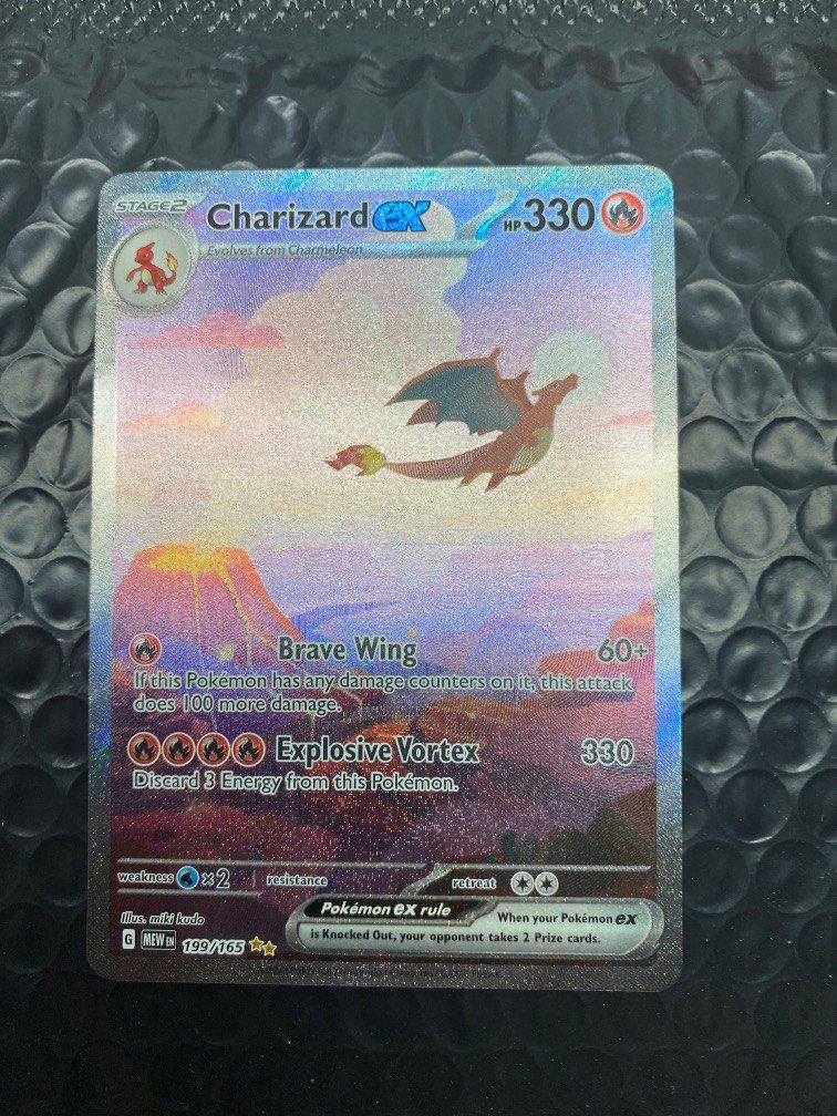 Pokemon 151 English Charizard SIR 199/165, Hobbies & Toys, Toys & Games ...
