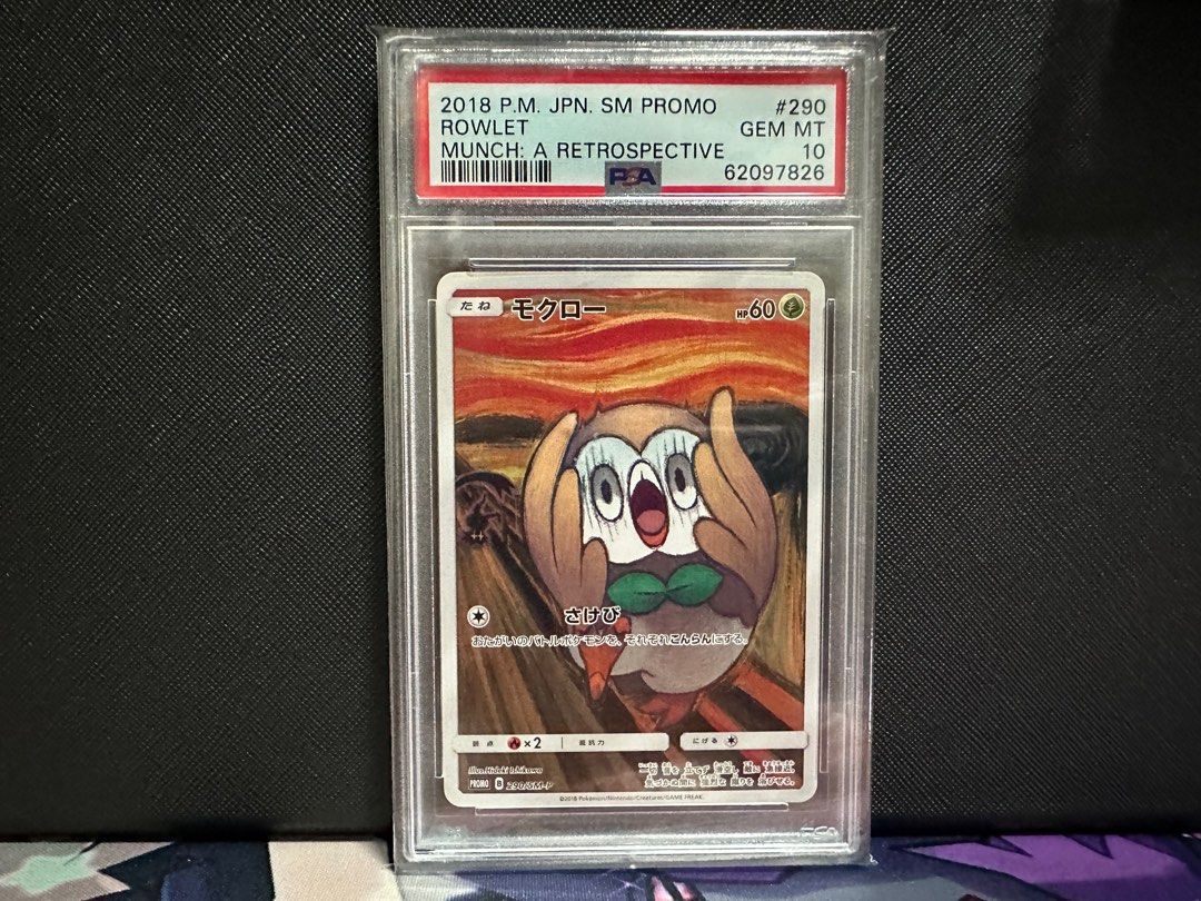 [Pokémon TCG] Rowlet SCREAM - PSA 10, Hobbies & Toys, Toys & Games on ...