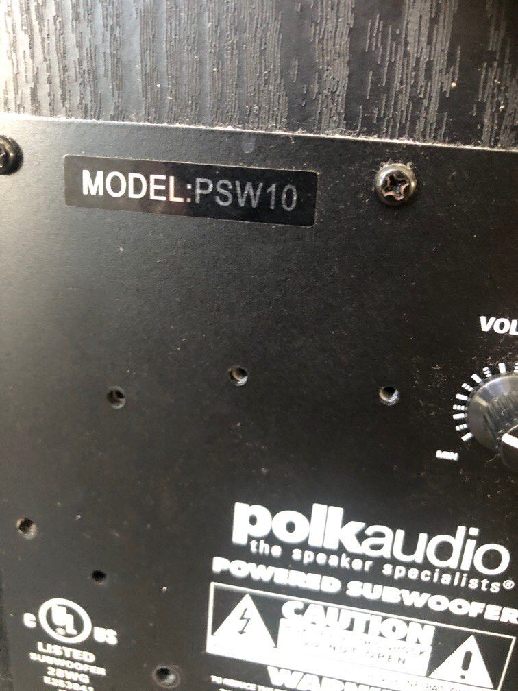 Polkaudio Active Subwoofer model: PSW10, Audio, Soundbars, Speakers ...