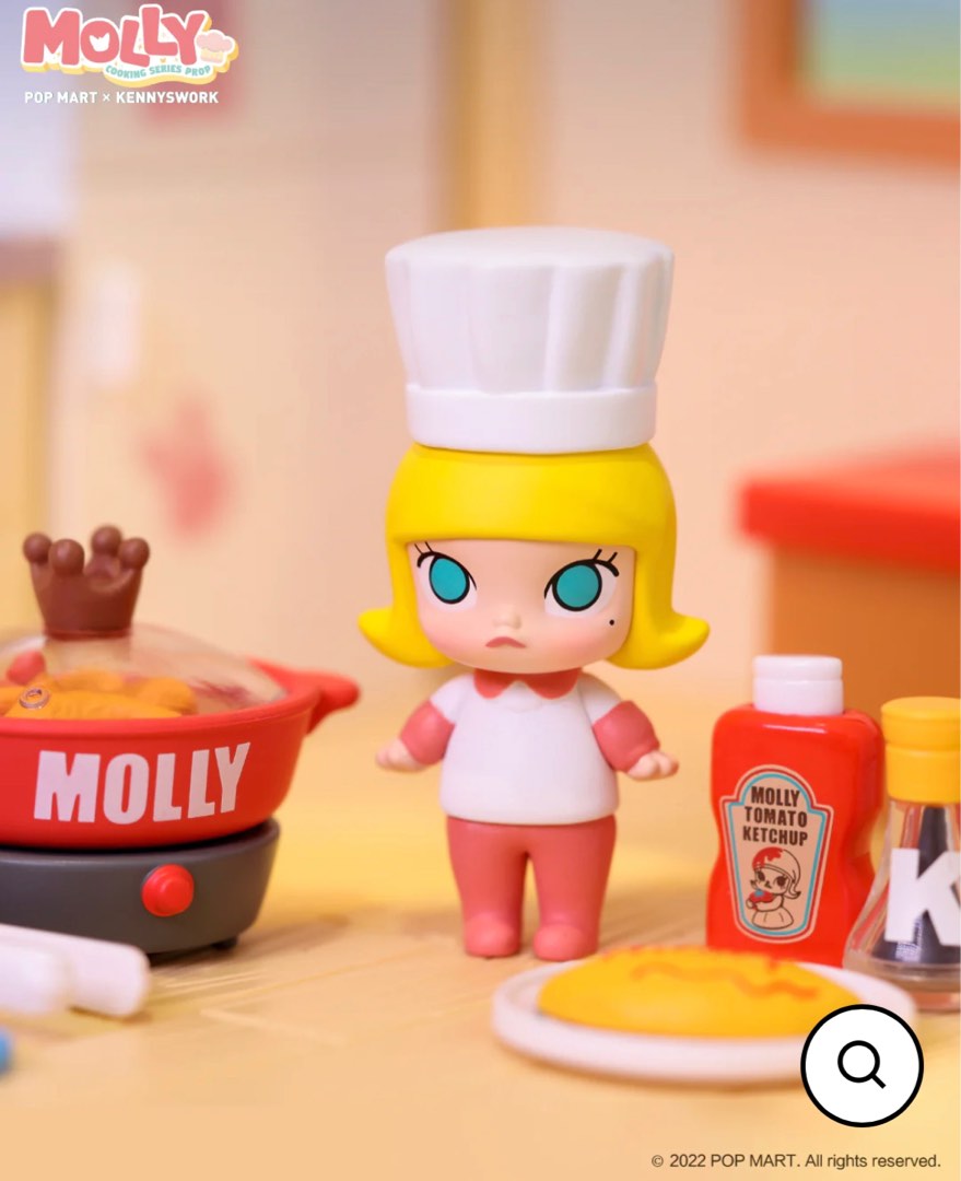 POP MART MOLLY COOKING SERIES PROP, Hobbies & Toys, Toys & Games on ...