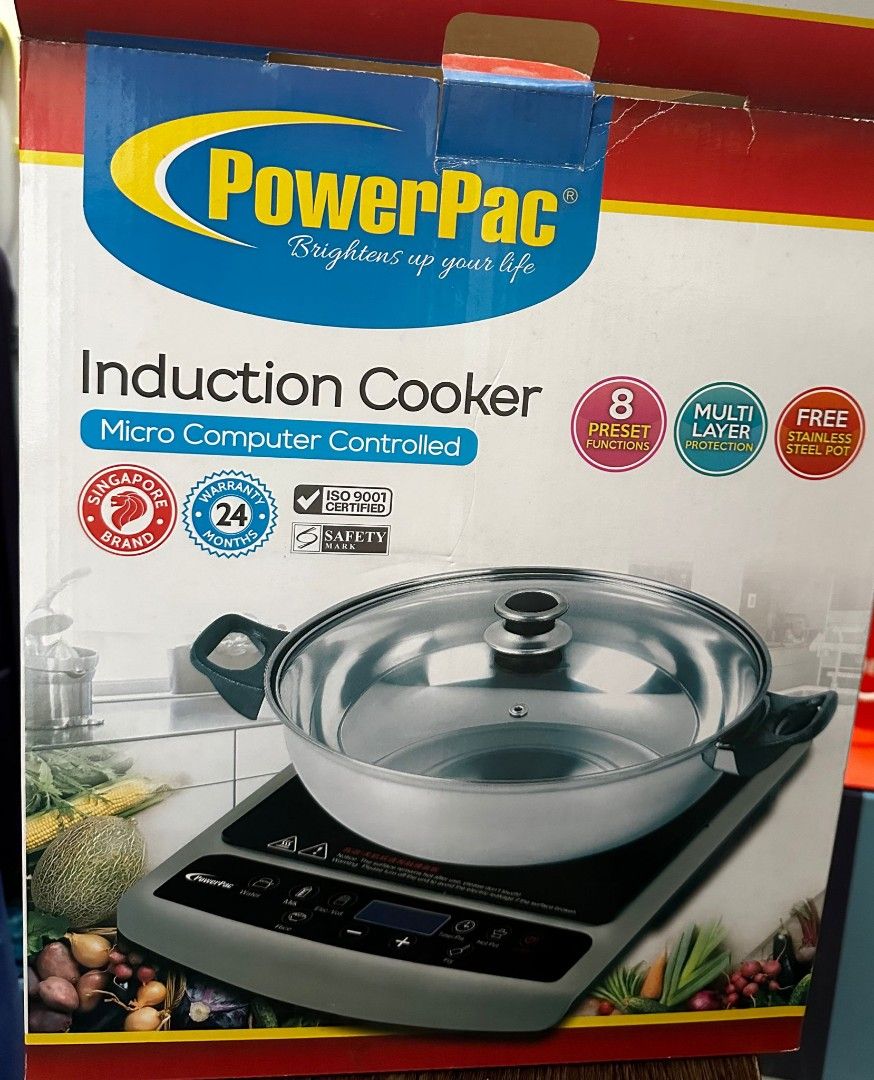 PowerPac Induction Cooker, Furniture & Home Living, Kitchenware ...