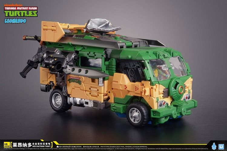 Heatboys Heat Boys, HB0018 Leonardo Mecha (Transformable Turtle Van ...