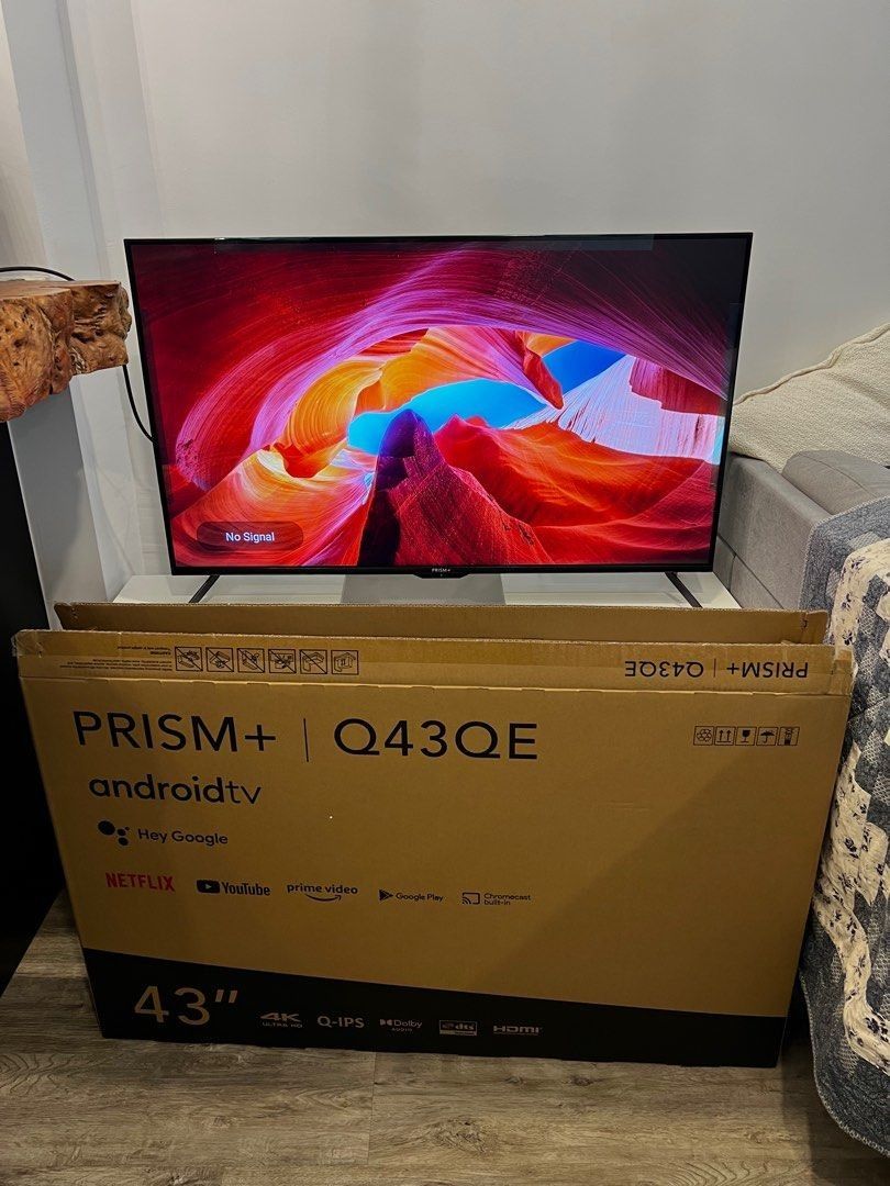 Prism + Q43-QE, TV & Home Appliances, TV & Entertainment, TV on Carousell
